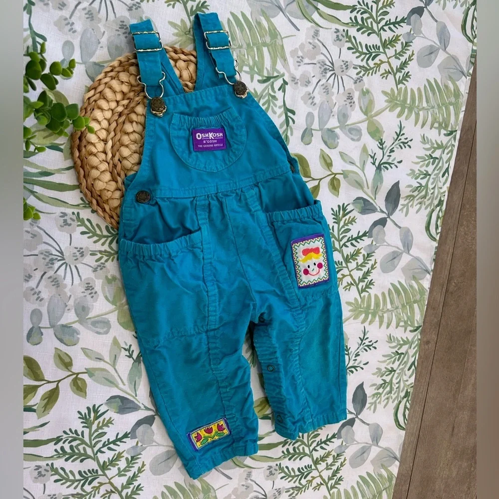 OshKosh B'gosh | Bottoms | Vintage Oshkosh Toddler Girl Patchwork ...
